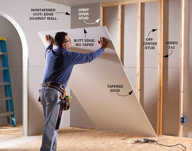 Letter from drywall supplier regarding the color of surface paper - The ...