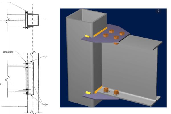 What is Welded Flange Plate Connection? Explain in details step by step ...