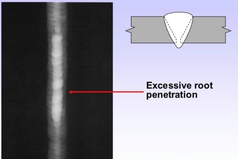 What is Excessive root penetration welds defect? - The Engineers Blog