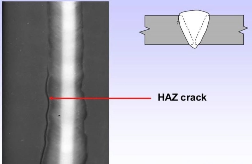 What is HAZ crack weld defect? how to determine and prevent it? - The ...